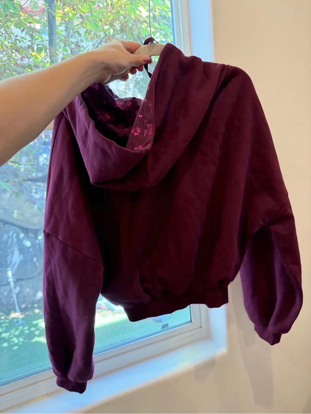 POPFLEX | Jackets & Coats | Nwt Sold Out Popflex Active Fleur Maroon ...
